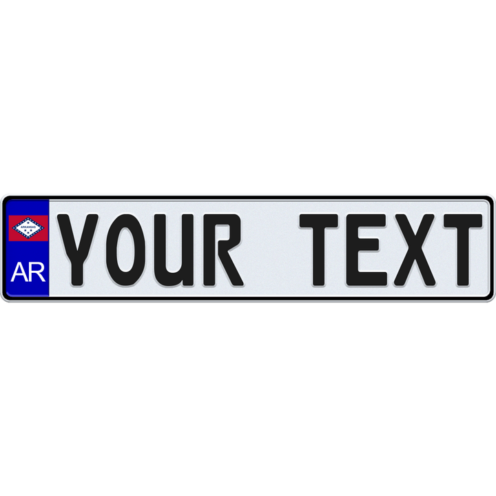 USA Euro Style License plates – CustomEuropeanPlates.com