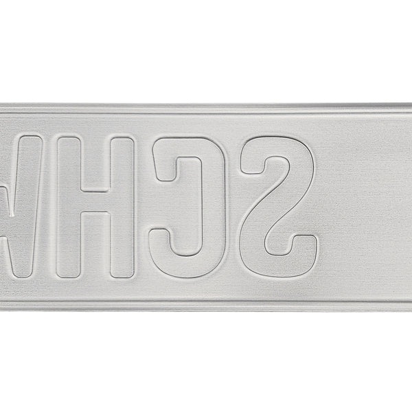 German License Plate with Black Decal – CustomEuropeanPlates.com