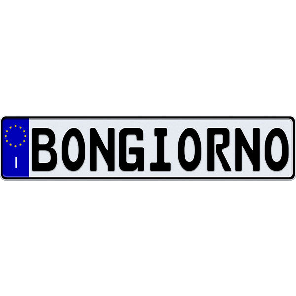 EEC Italy License Plate – CustomEuropeanPlates.com