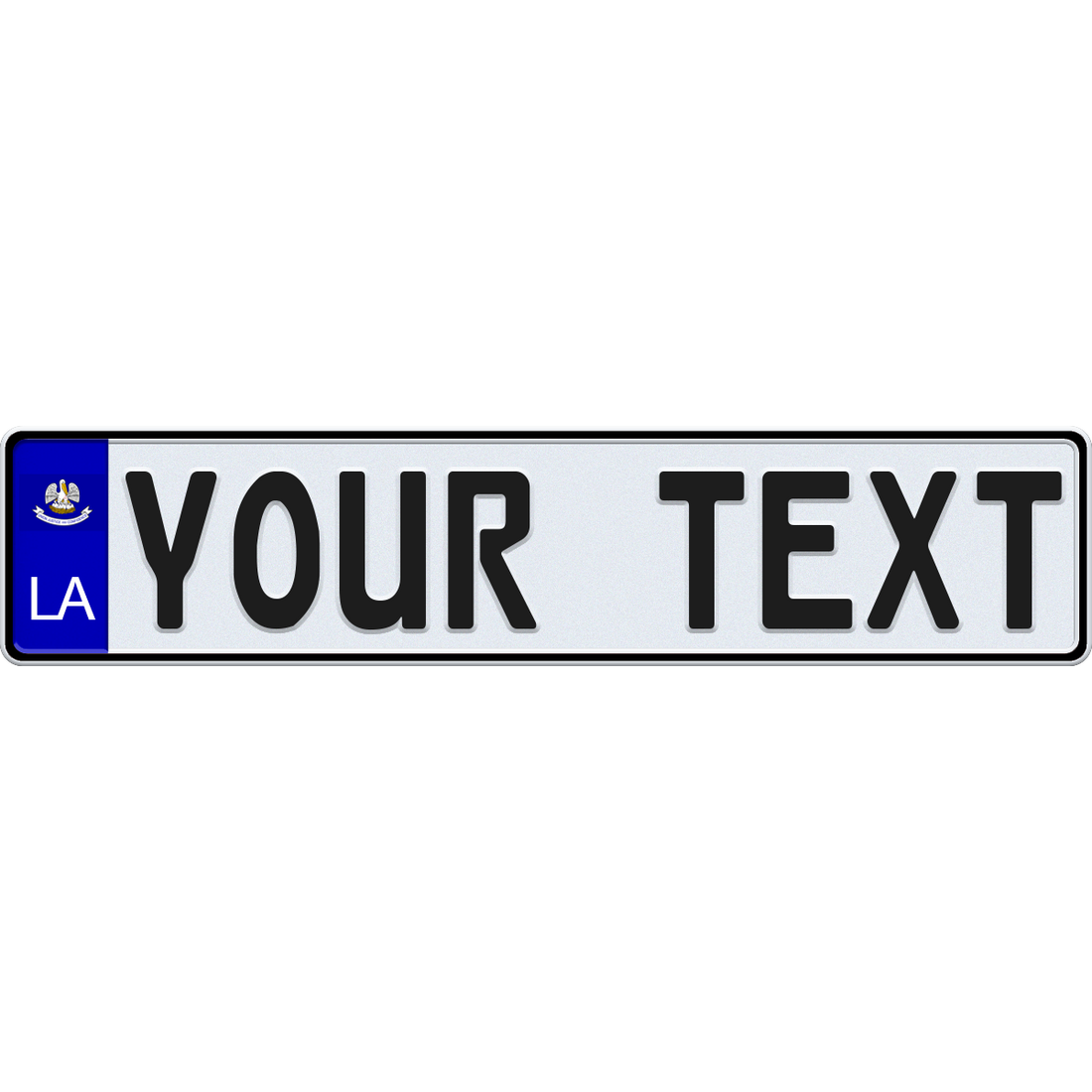 Louisiana Euro Style License Plate – CustomEuropeanPlates.com