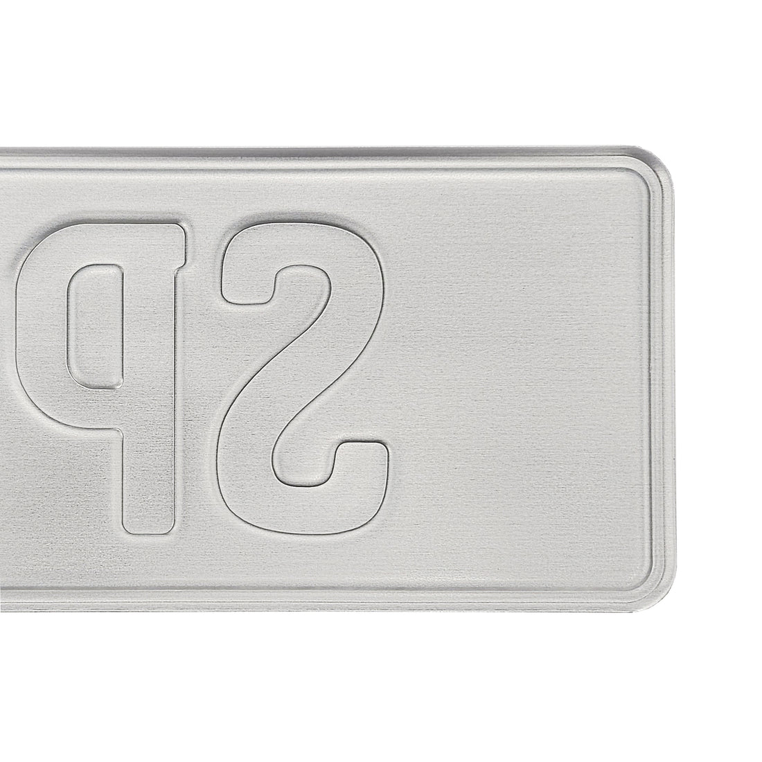 Special Edition German License Plate with Red Decal ...