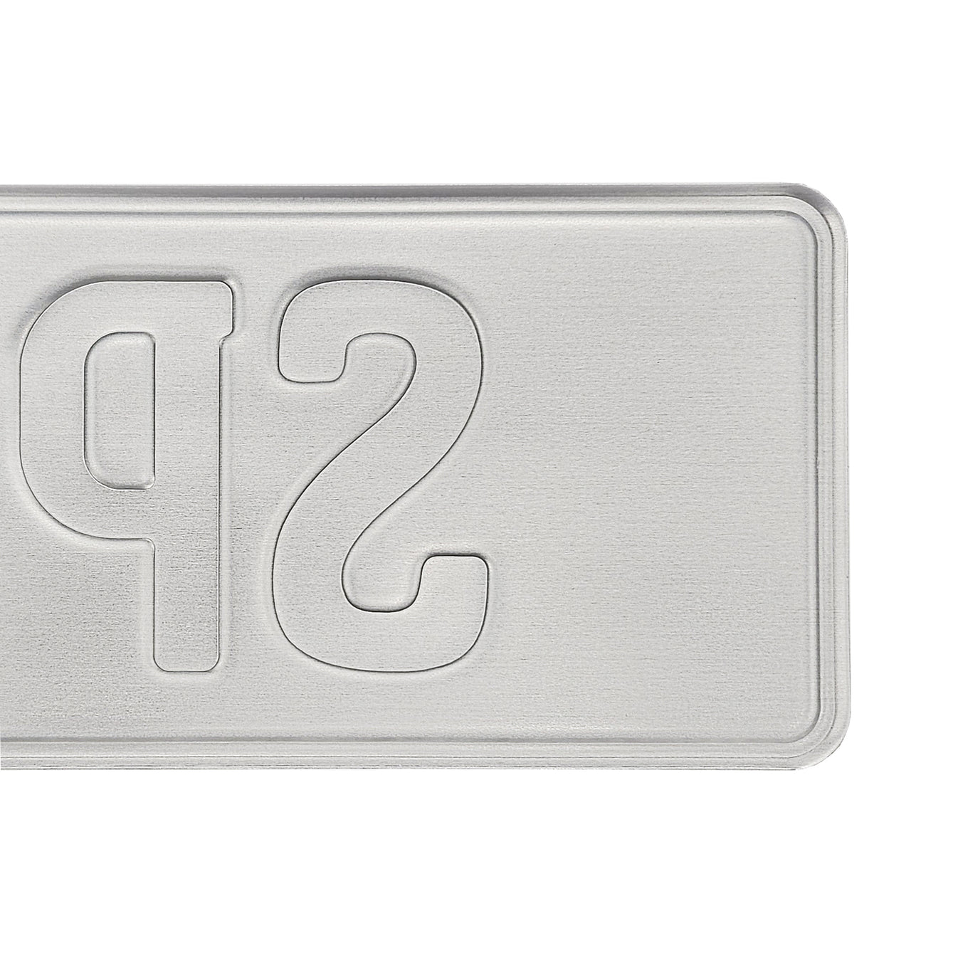 Special Edition German License Plate with Red Decal ...