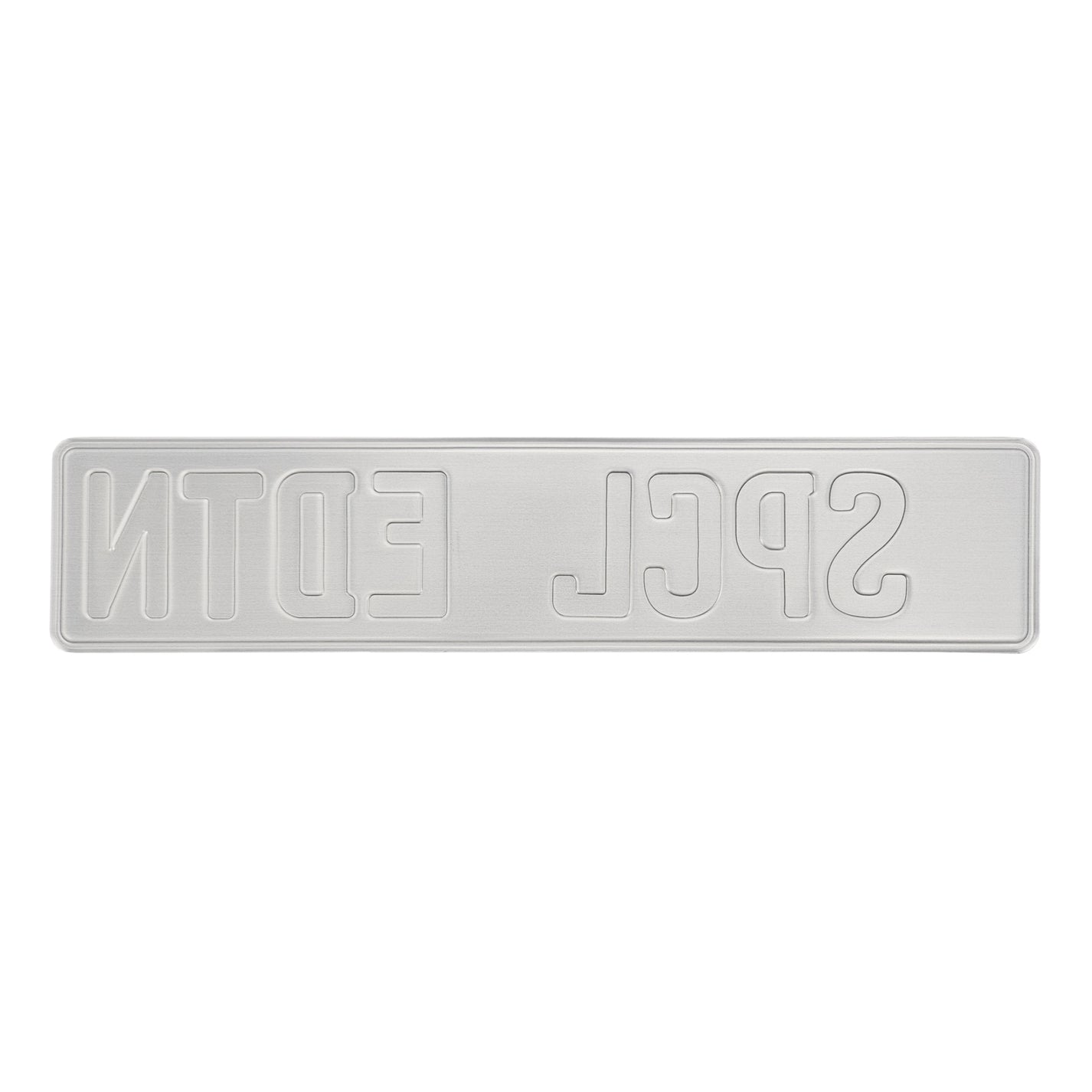 Special Edition German License Plate with Red Decal ...
