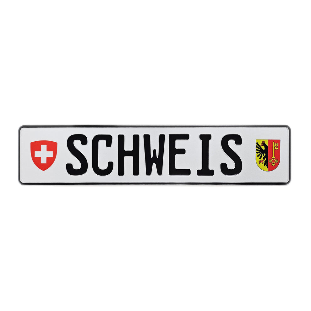 Switzerland European License Plate – CustomEuropeanPlates.com