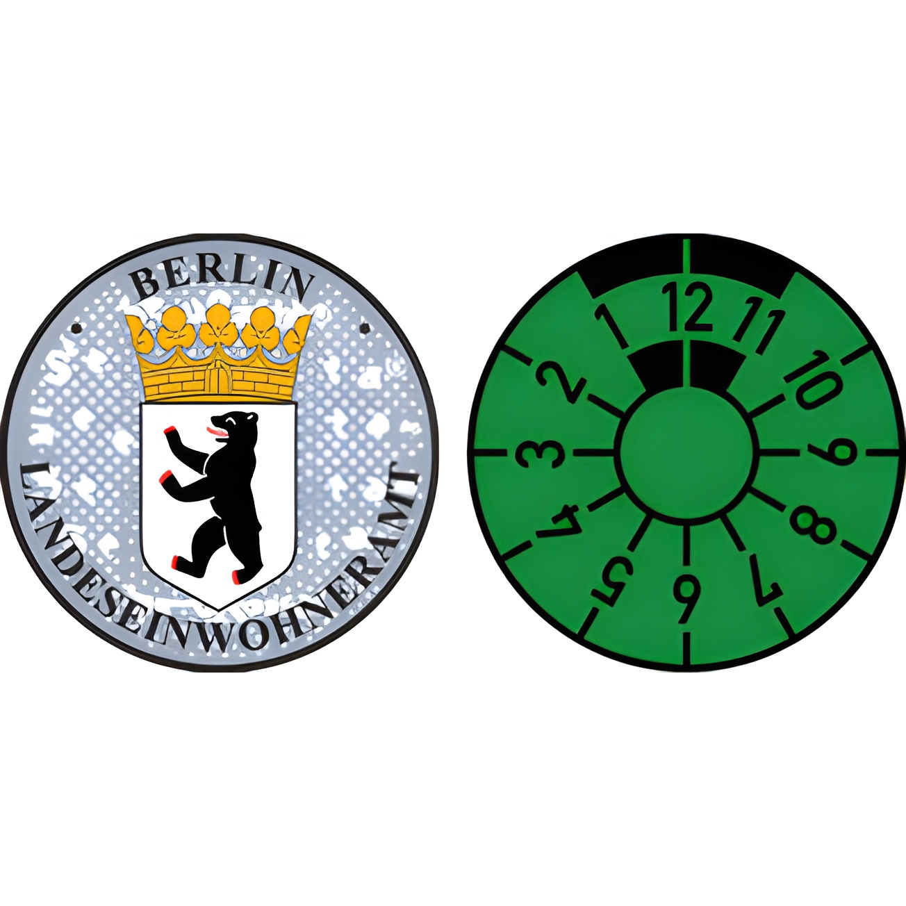 German Registration Seals – CustomEuropeanPlates.com