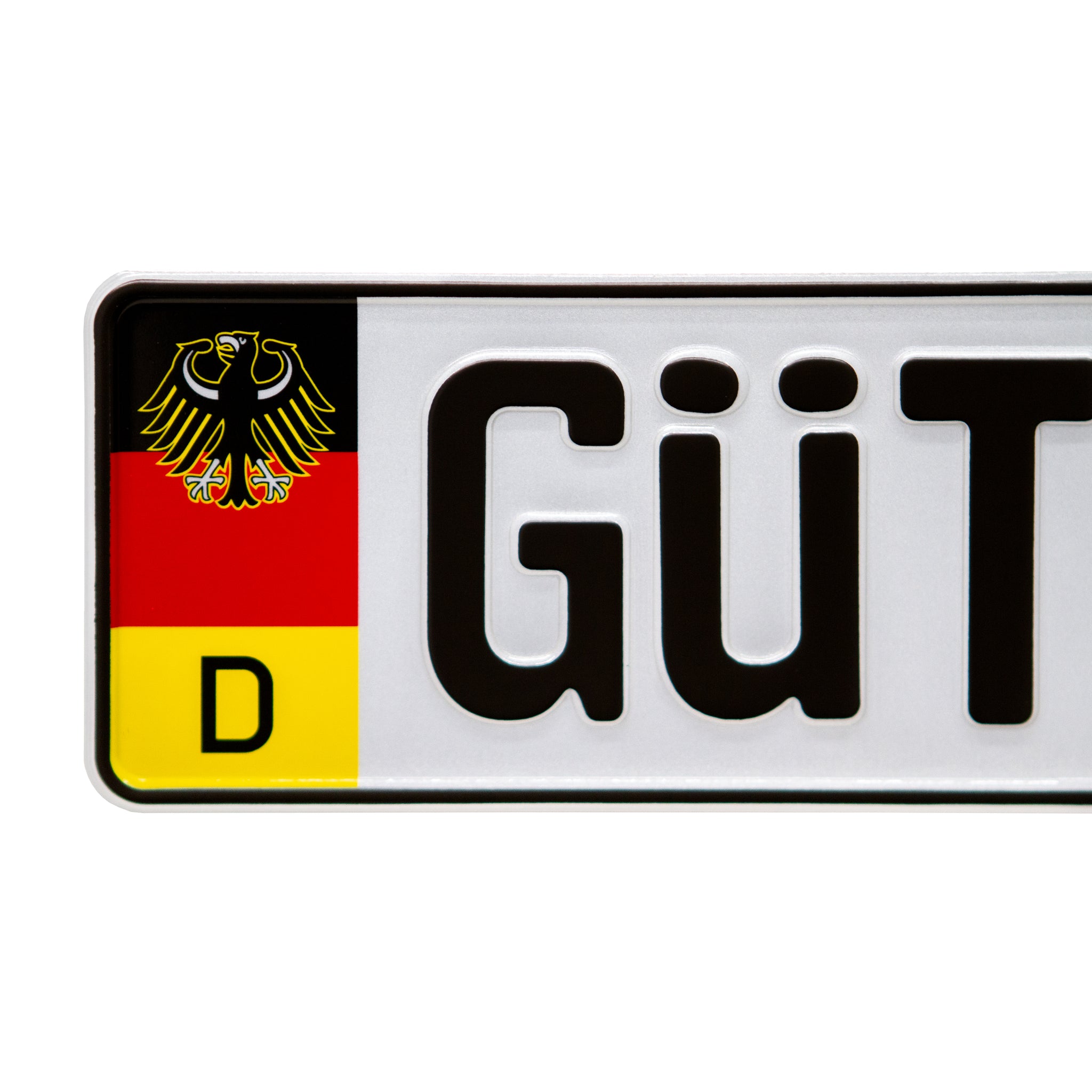 German License Plate with Coat of Arms – CustomEuropeanPlates.com