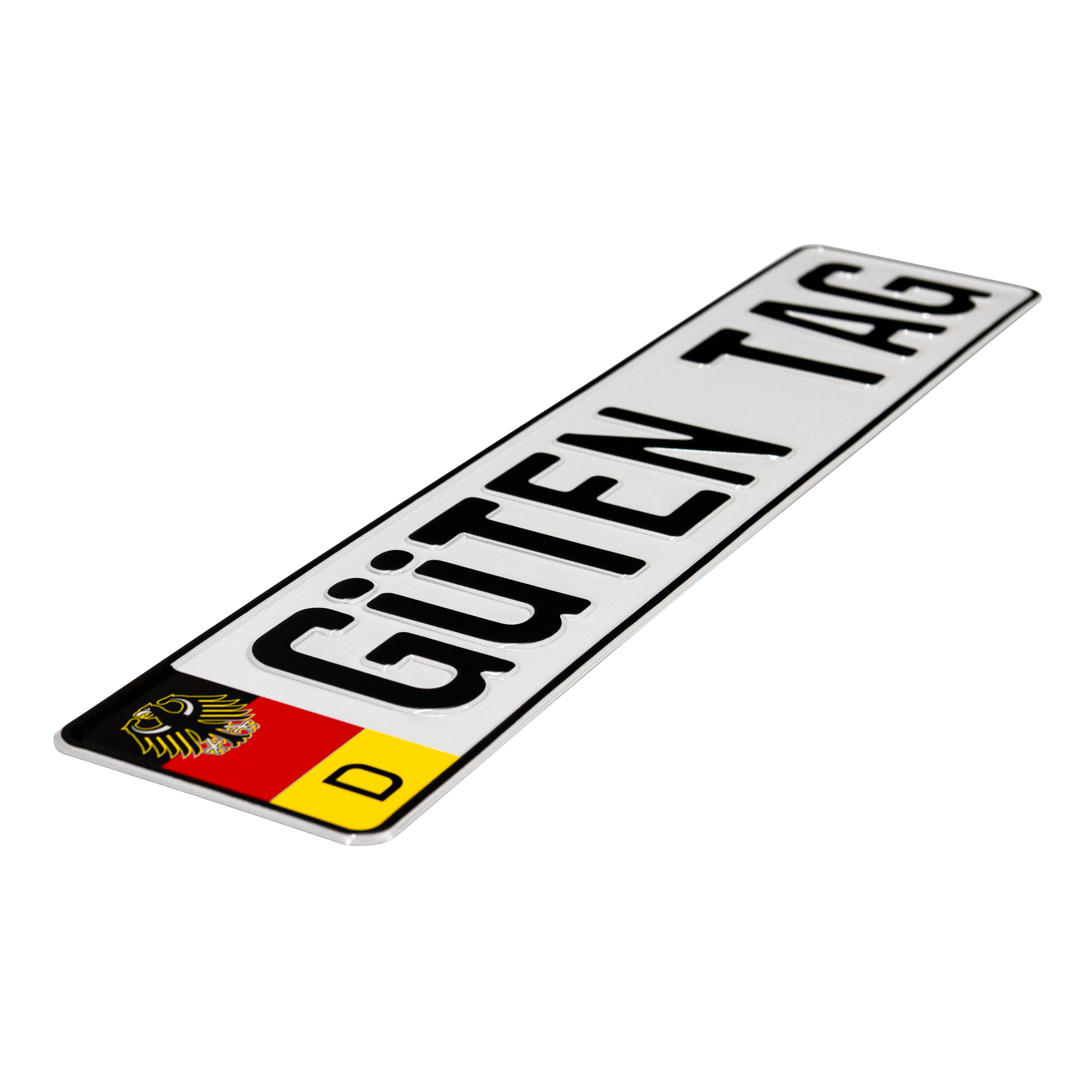 German License Plate with Coat of Arms – CustomEuropeanPlates.com