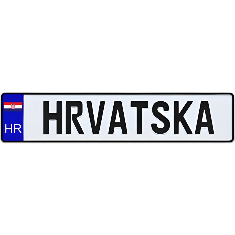 Croatia European License Plate – CustomEuropeanPlates.com