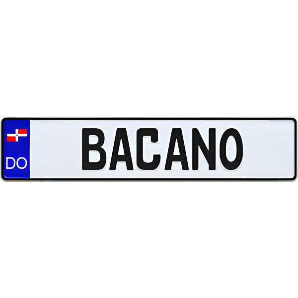 Dominican Republic Euro Style License Plate – CustomEuropeanPlates.com