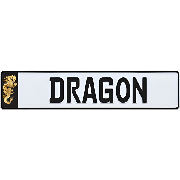 Dragon Euro Style License Plate – CustomEuropeanPlates.com
