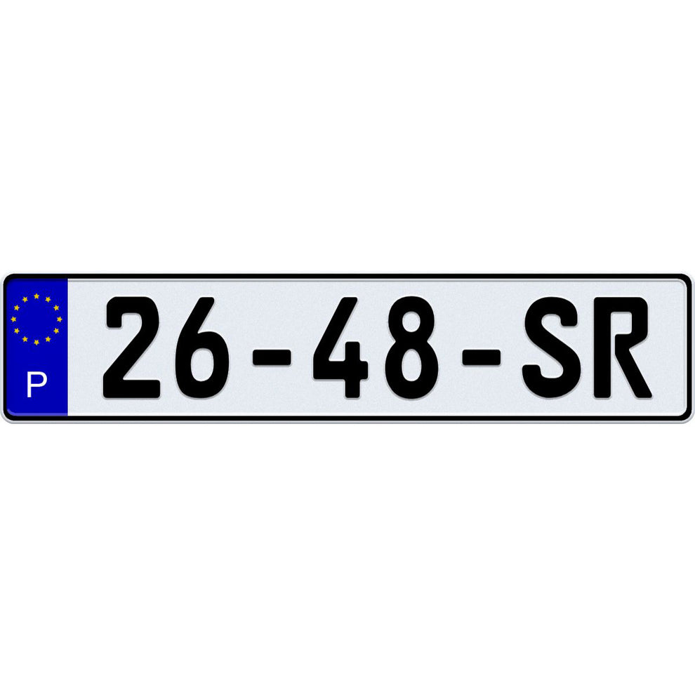 EEC Portugal License Plate – CustomEuropeanPlates.com