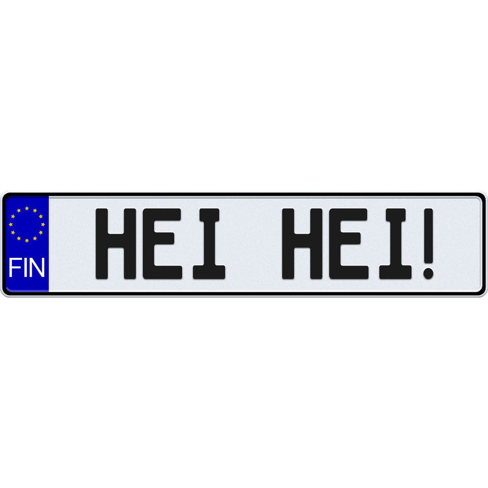 EEC Finland License Plate – CustomEuropeanPlates.com