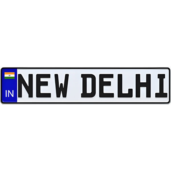 India Euro Style license Plate – CustomEuropeanPlates.com