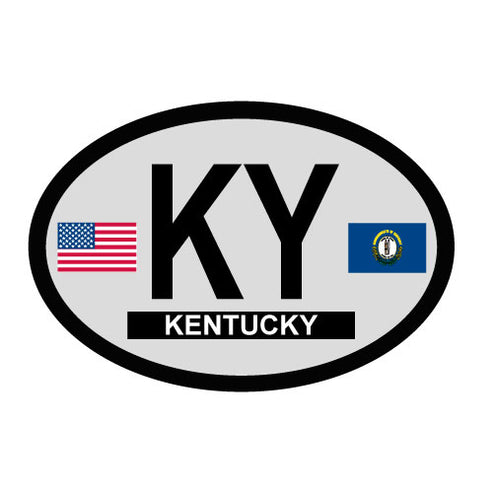 Kentucky Oval Decal – CustomEuropeanPlates.com