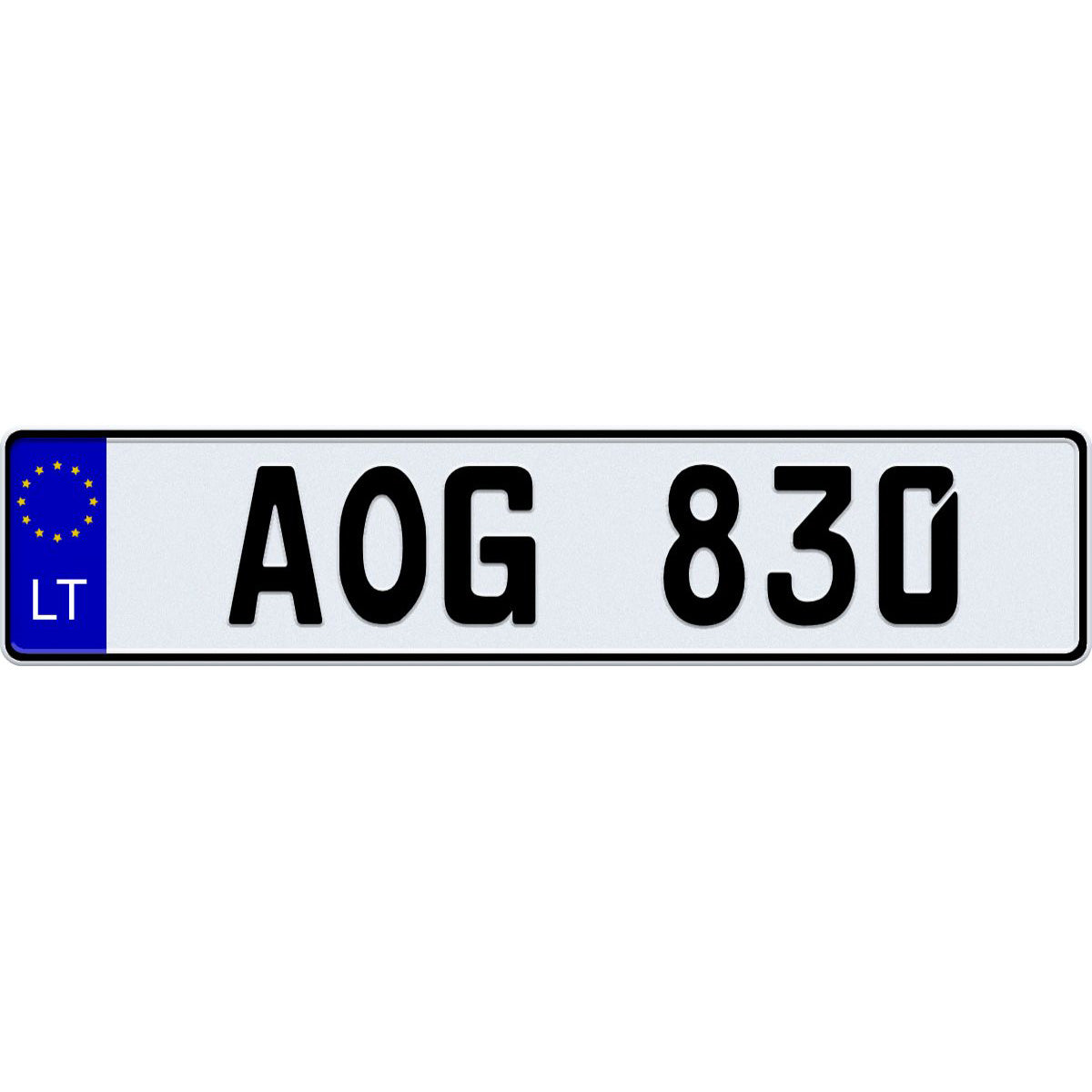 EEC Lithuania License Plate – CustomEuropeanPlates.com