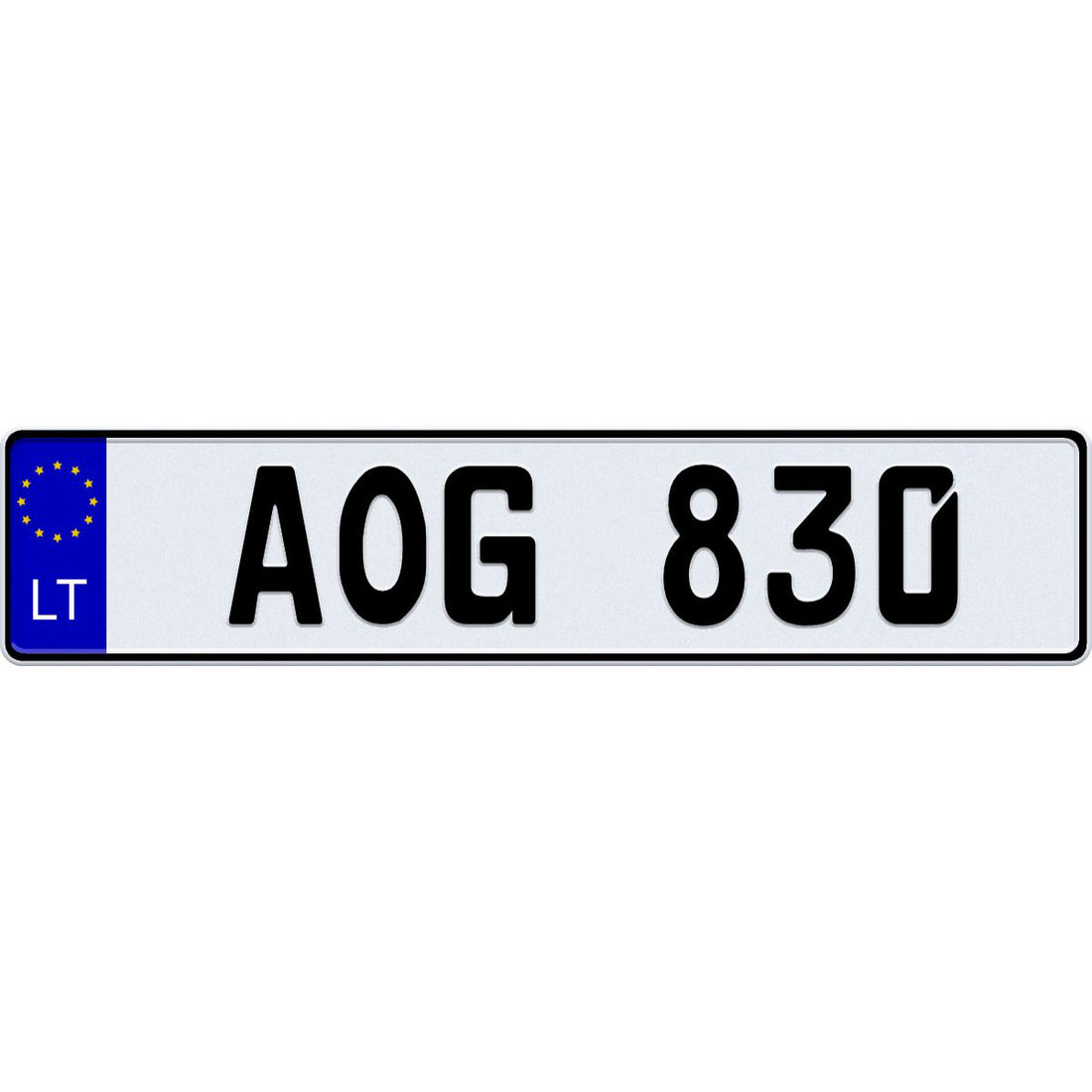 EEC Lithuania License Plate – CustomEuropeanPlates.com