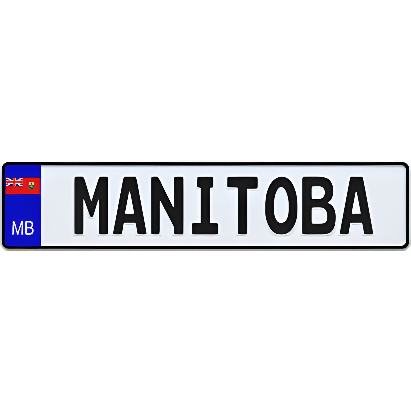 Manitoba Euro Style License Plate – CustomEuropeanPlates.com