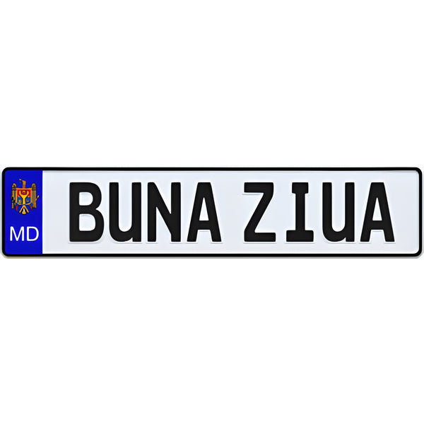 Moldova European License Plate – CustomEuropeanPlates.com