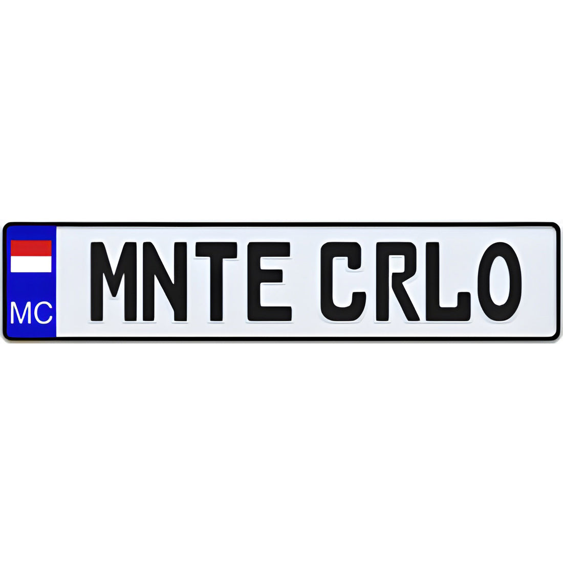 Monaco European License Plate – CustomEuropeanPlates.com