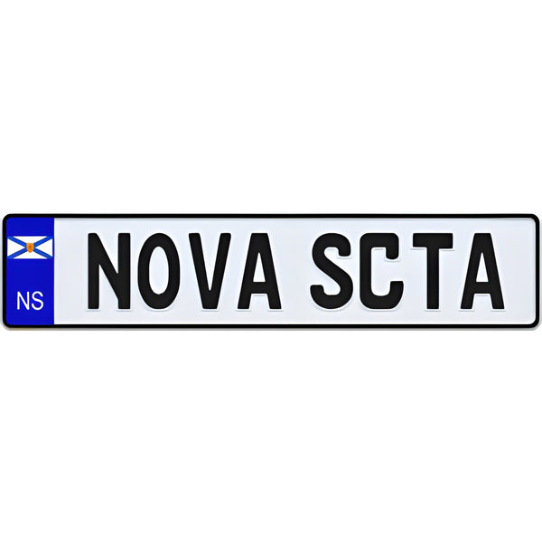 Nova Scotia Euro Style License Plate – CustomEuropeanPlates.com