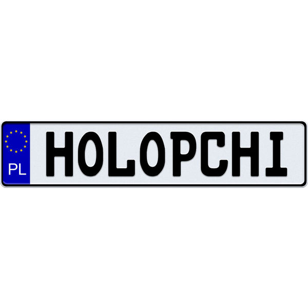 EEC Poland License Plate – CustomEuropeanPlates.com