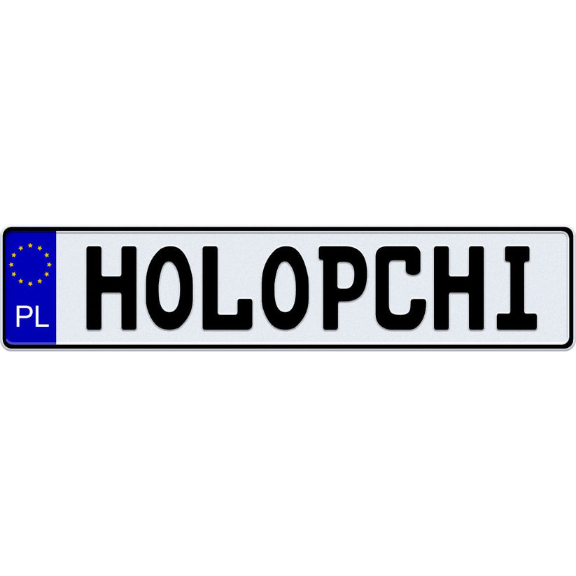 EEC Poland License Plate – CustomEuropeanPlates.com