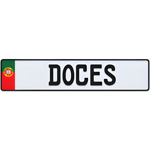 Portugal Flag European License Plate – CustomEuropeanPlates.com