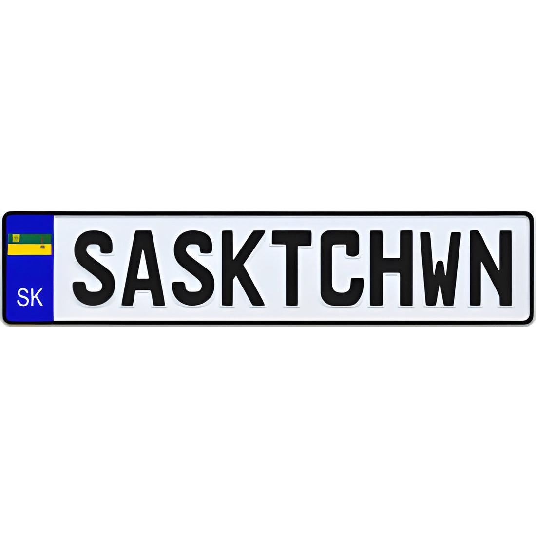 Saskatchewan Euro Style License Plate – CustomEuropeanPlates.com