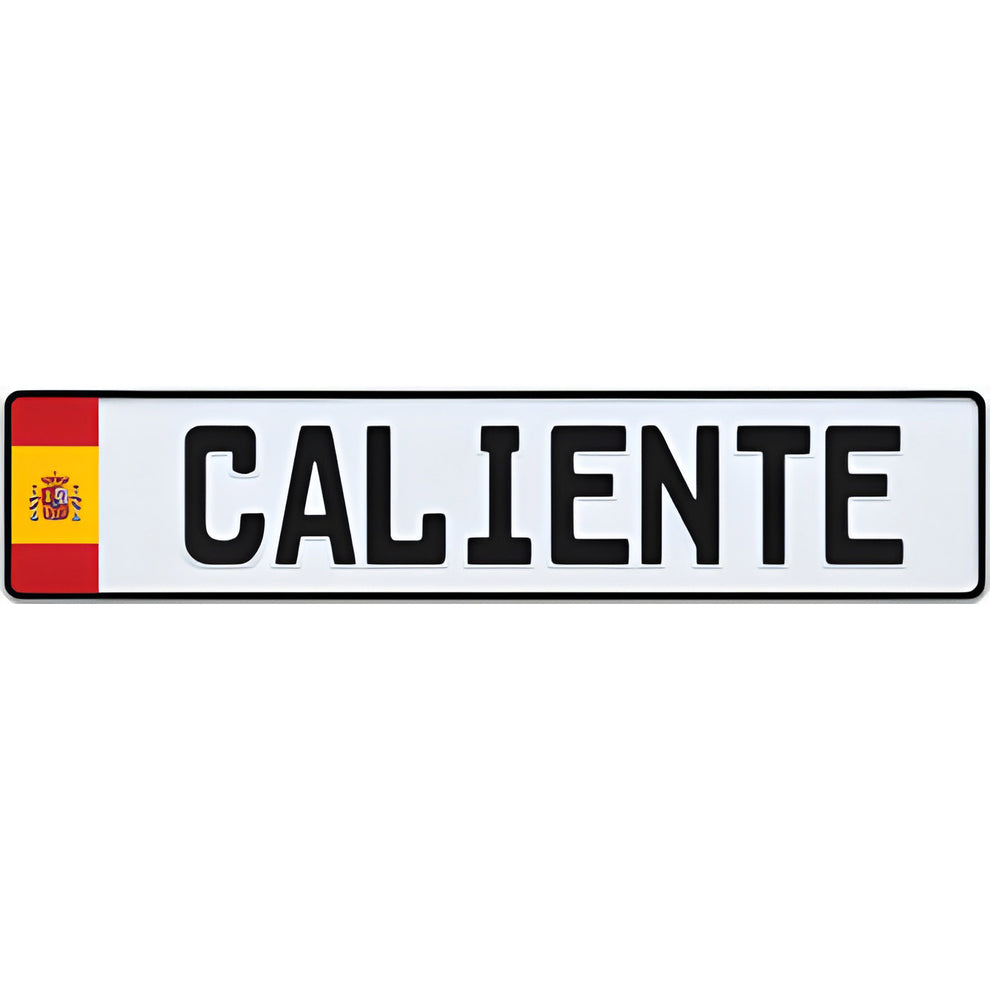 Spain Flag European License Plate – CustomEuropeanPlates.com