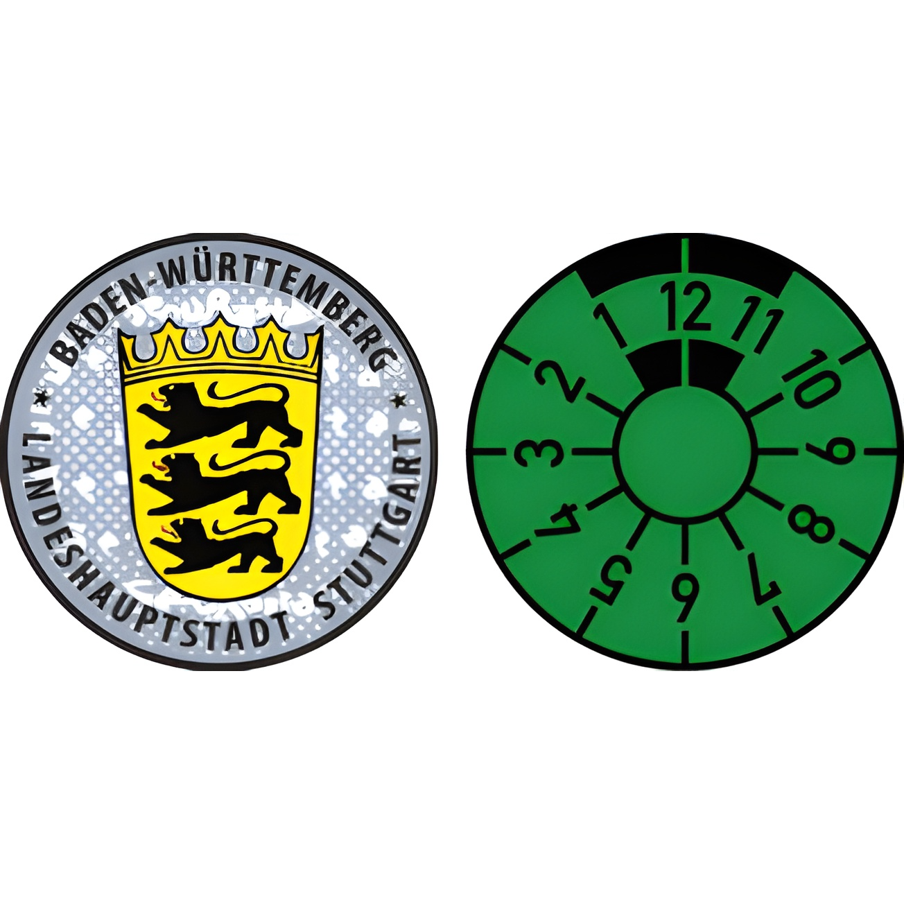 Stuttgart Seal Set (Home of Porsche & Mercedes) – CustomEuropeanPlates.com