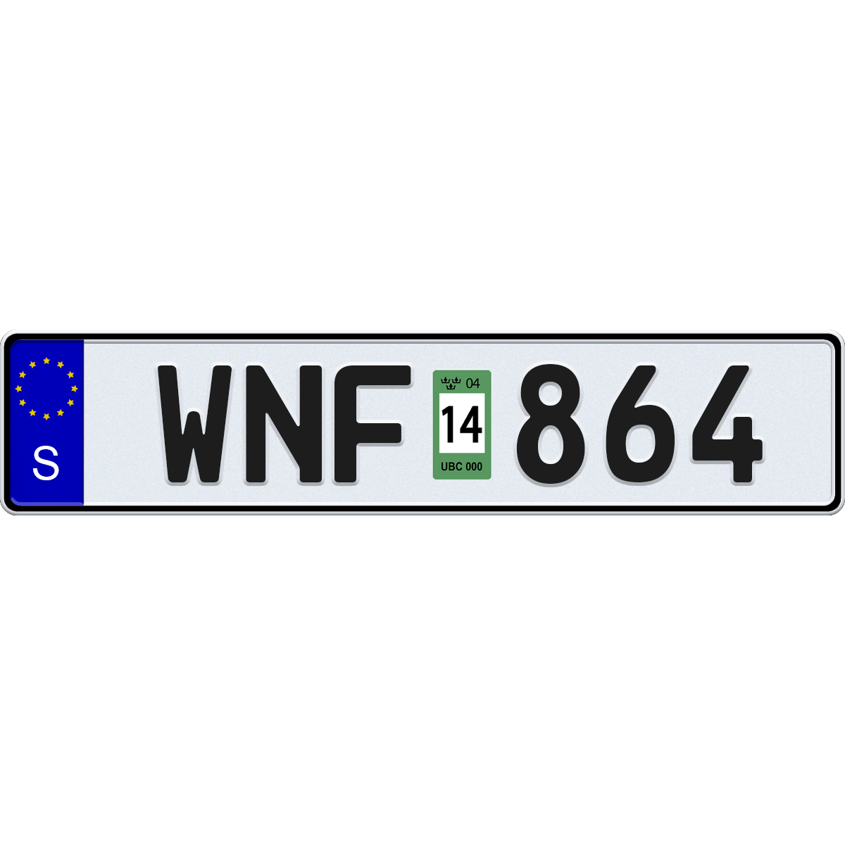 Home of Volvo - Stock Sweden License Plate – CustomEuropeanPlates.com