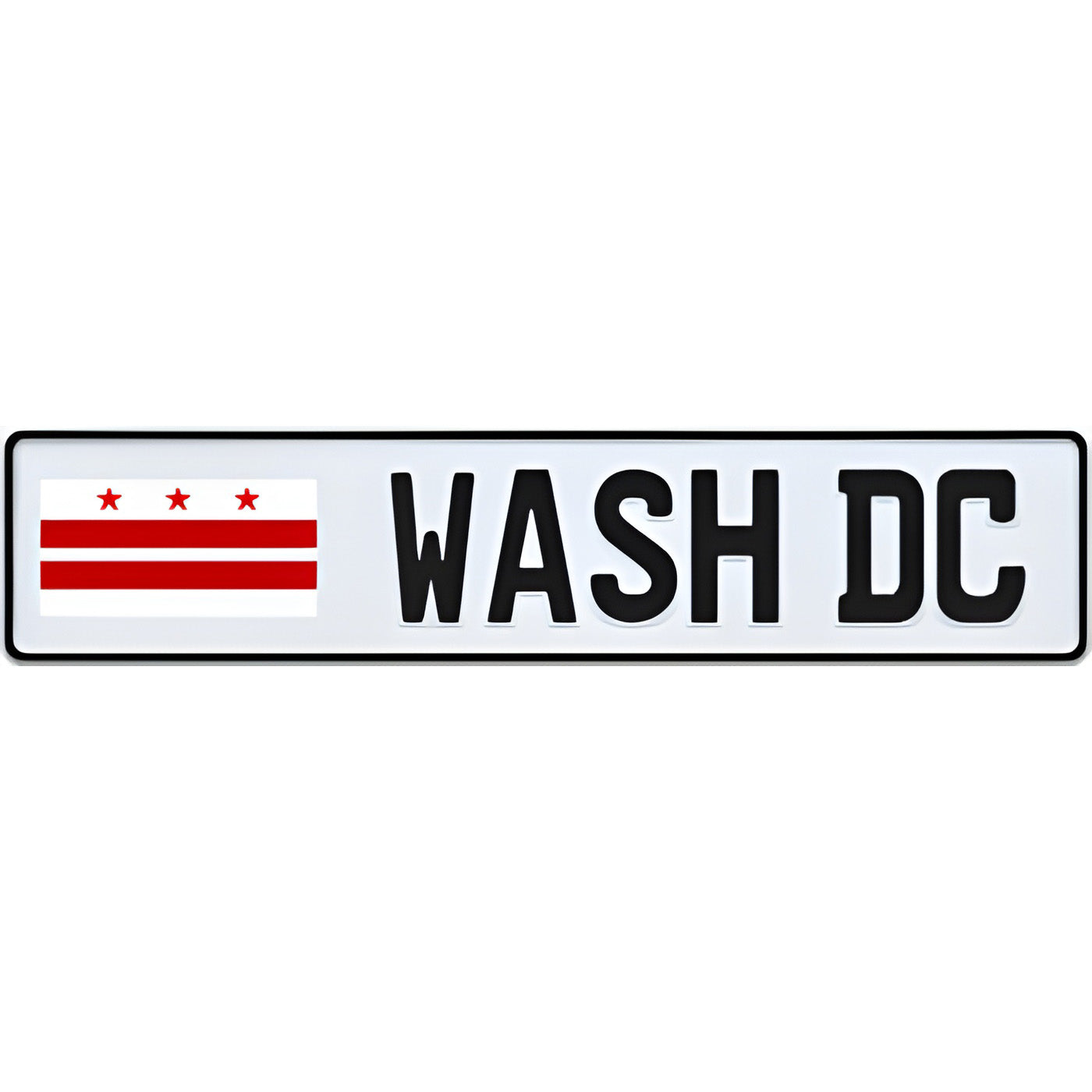 Washington D.C. European License Plate – CustomEuropeanPlates.com