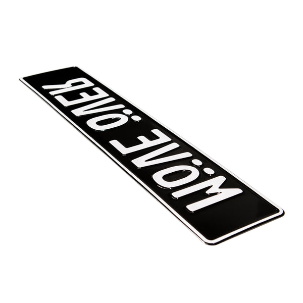 Black European License Plate – CustomEuropeanPlates.com